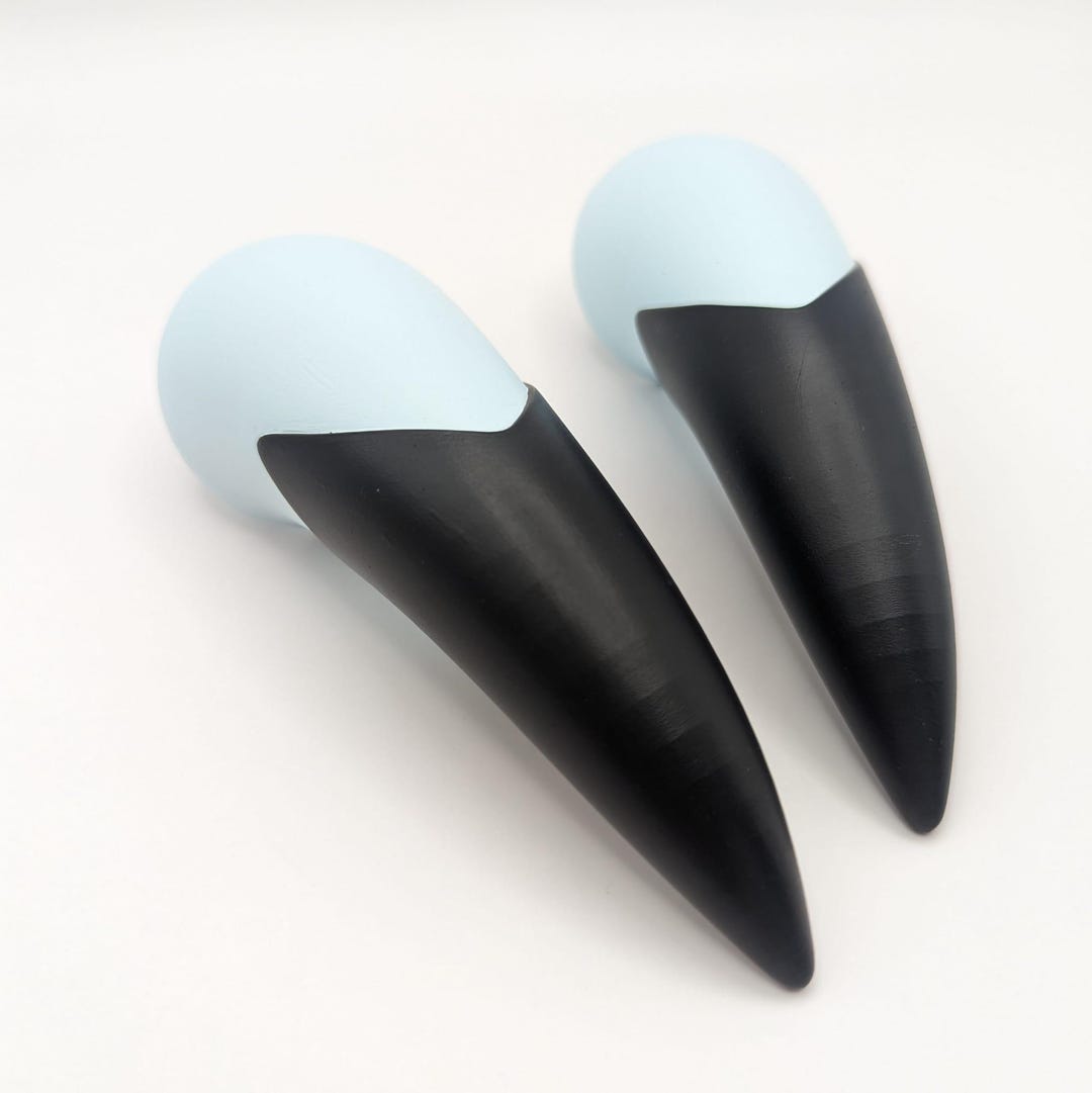 3d Printed Glitz and Glam Style Horns Demon Horns Fantasy LARP Cosplay ...