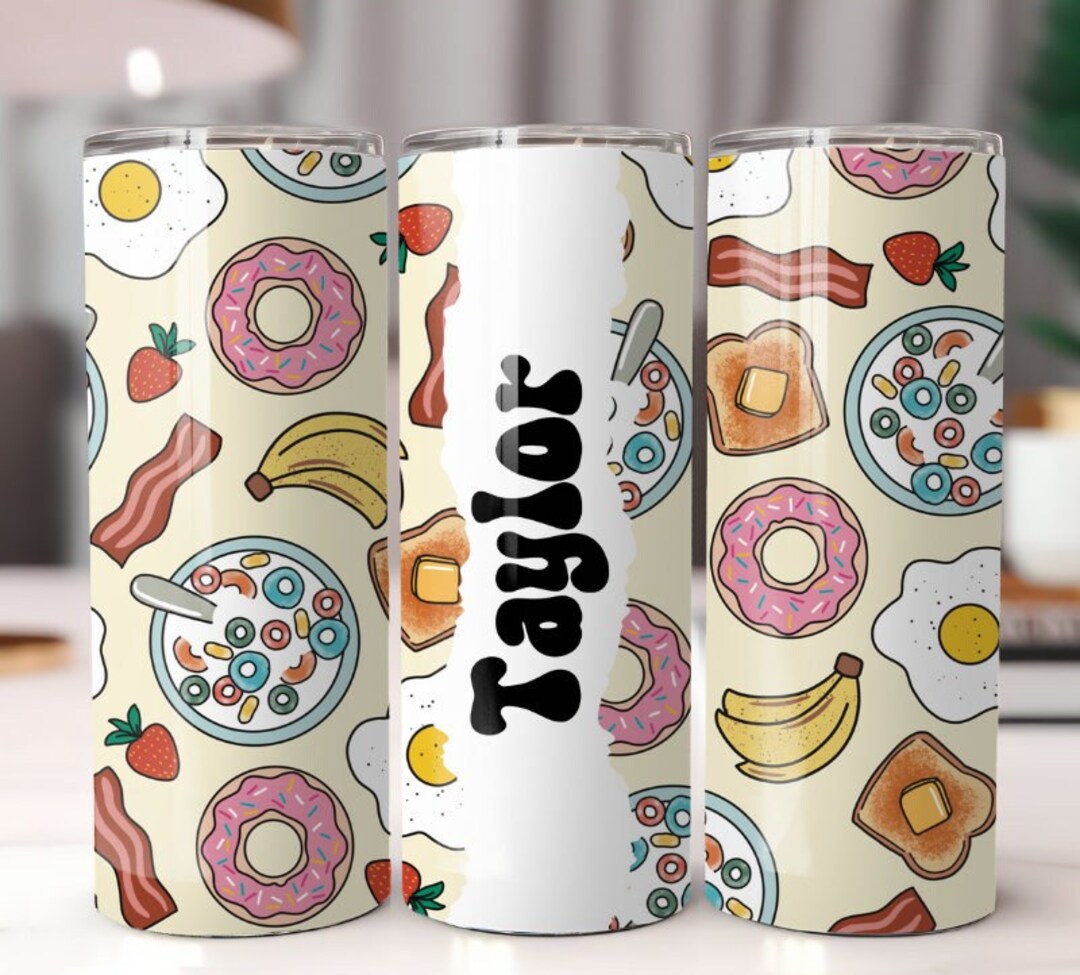 Personalized Breakfast Tumbler, Brunch, Brunch Favor, Party Favor ...