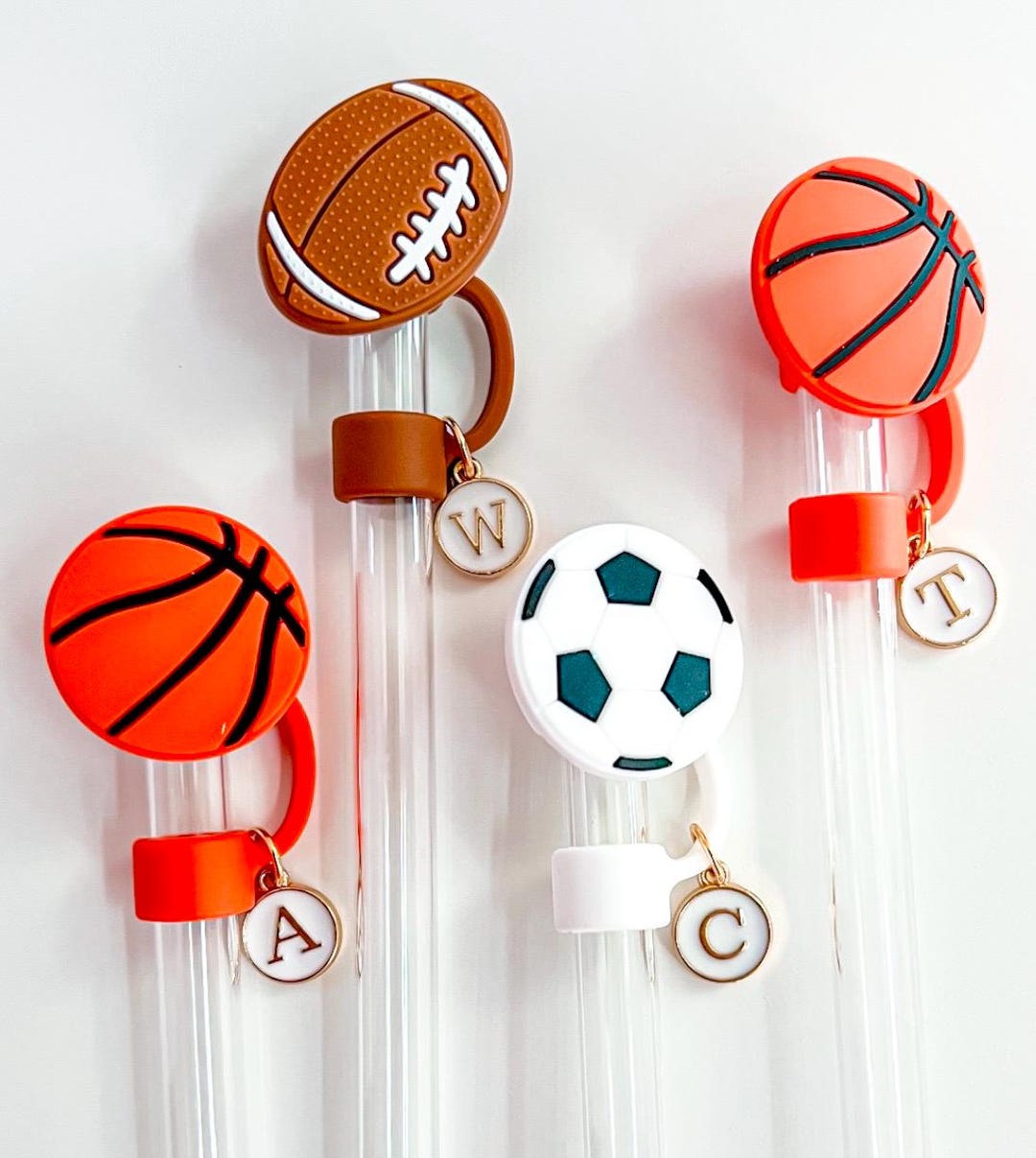 Sports Straw Topper, Straw Accessories, Custom Straw Cover, Straw Cover ...