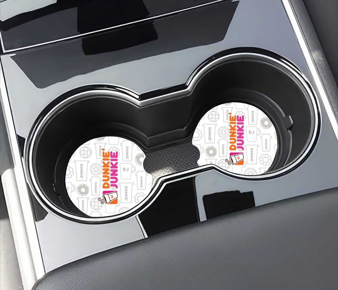 Coffee Lover Car Coasters, Car Accessories, Dunkin Gift, Stocking ...