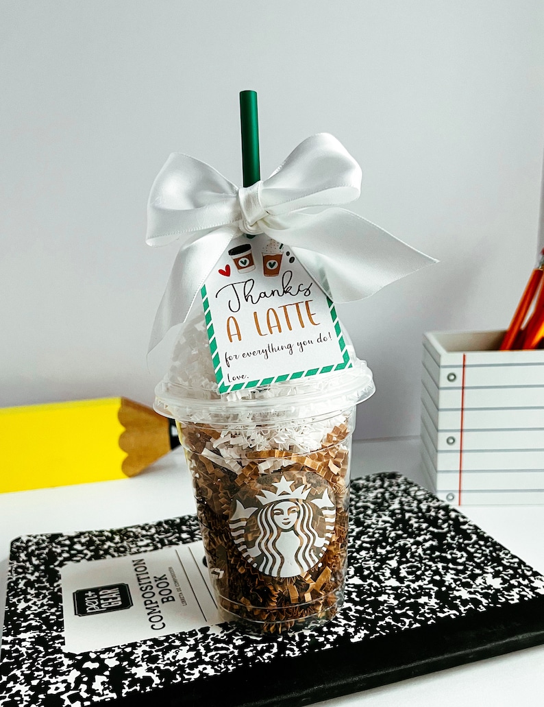 Personalized Teacher Gift Card Holder, Starbucks, Teacher, Gift, Back ...