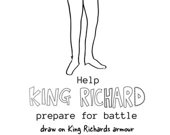 History Richard III Activity Sheet - Etsy