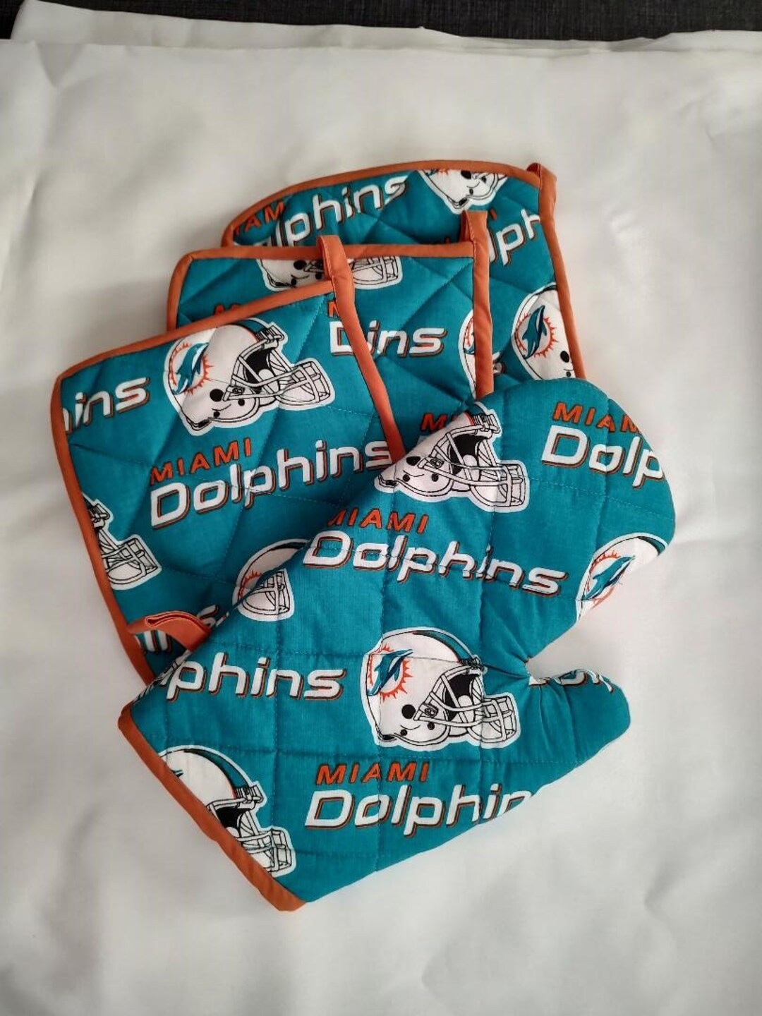 4 Piece Kitchen Set Miami Dolphins - Etsy