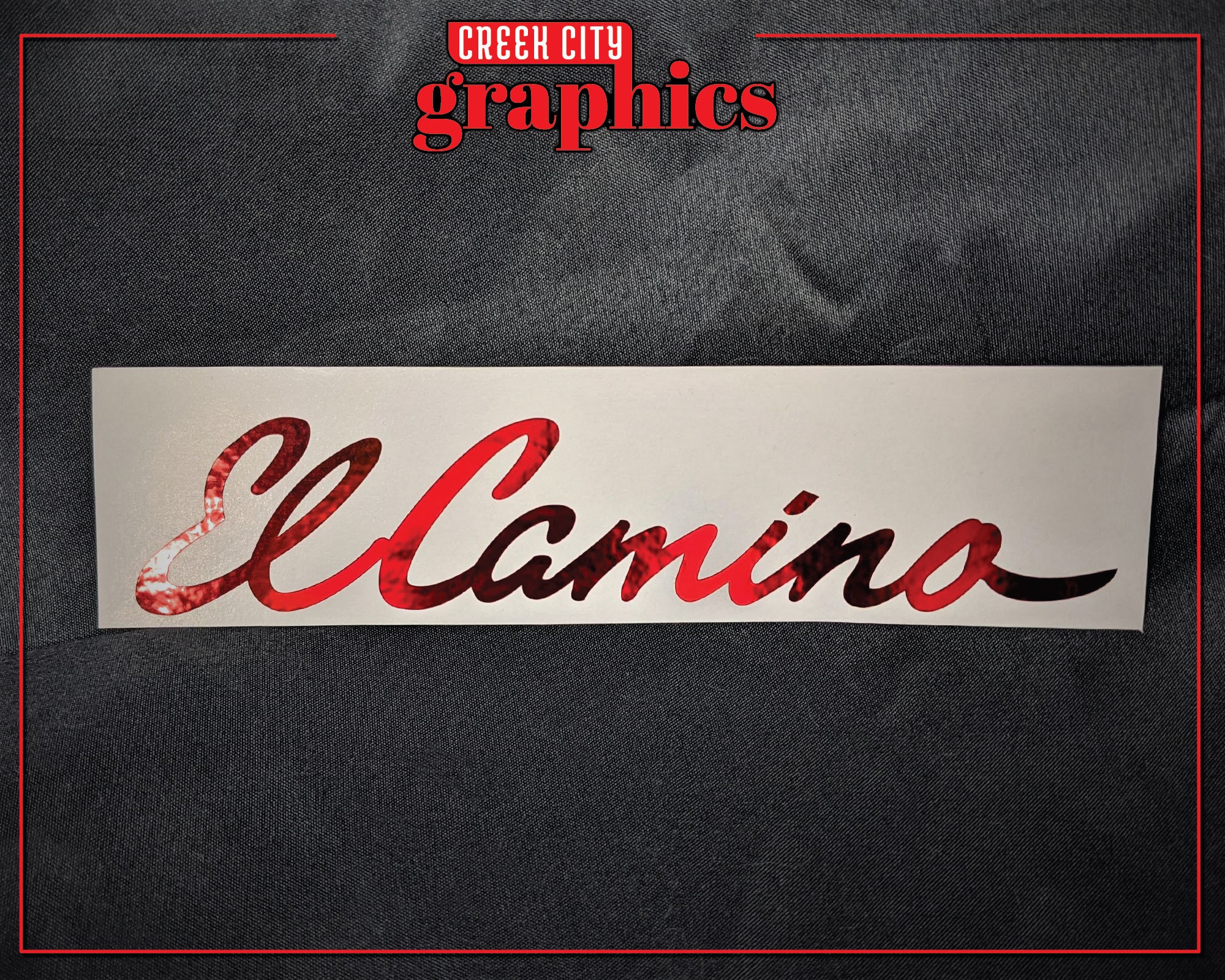 Chevy Chevrolet El Camino Cursive Vintage Retro Automotive Car Truck ...