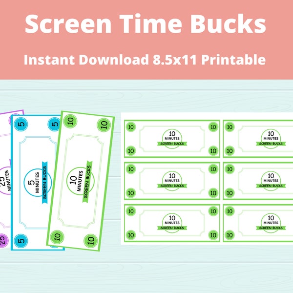 Screen Time Checklist for Teens - Etsy