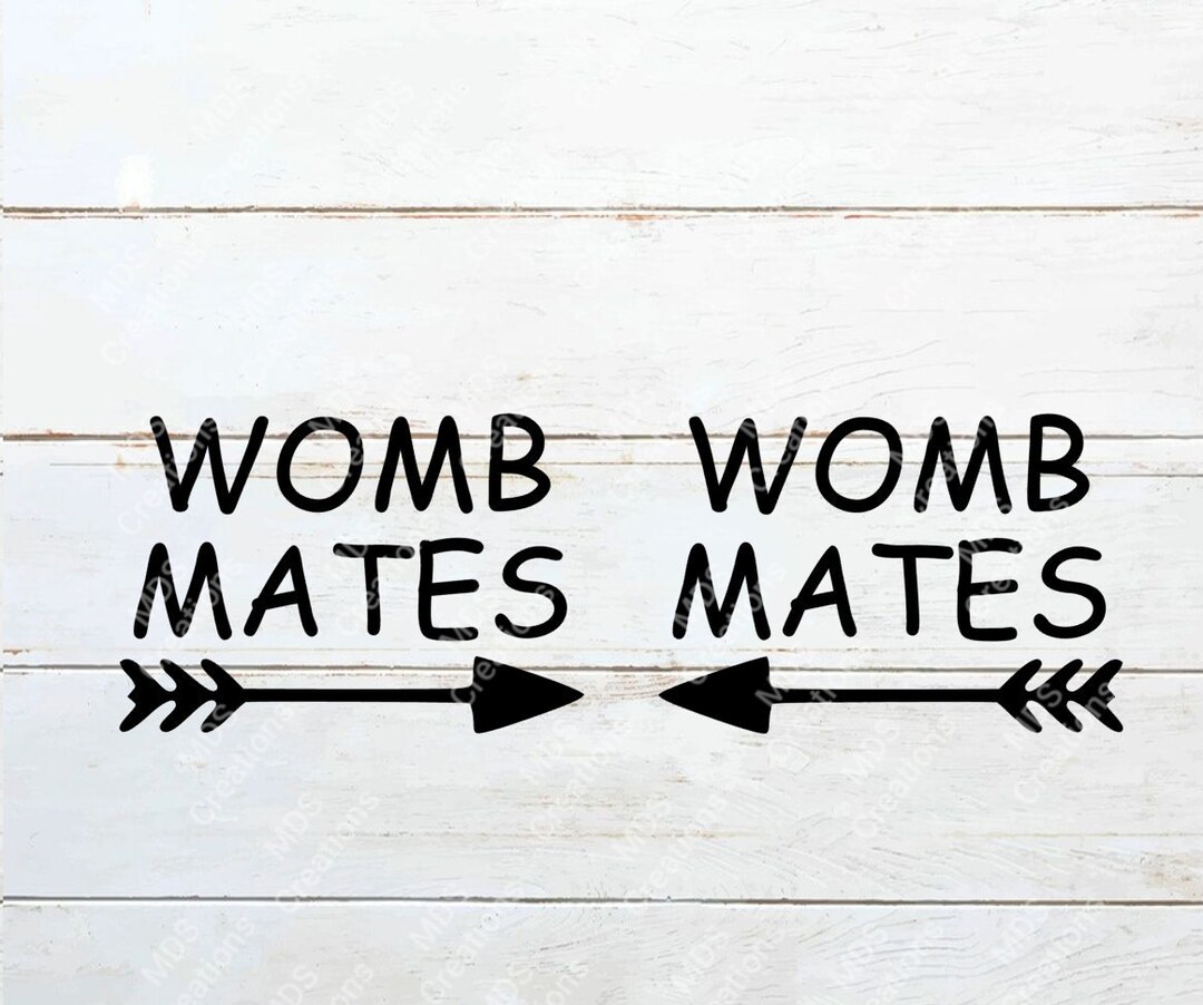 DIGITAL DOWNLOAD Womb Mates Svg, PNG, Baby Bodysuits, Baby, Kid, Youth ...