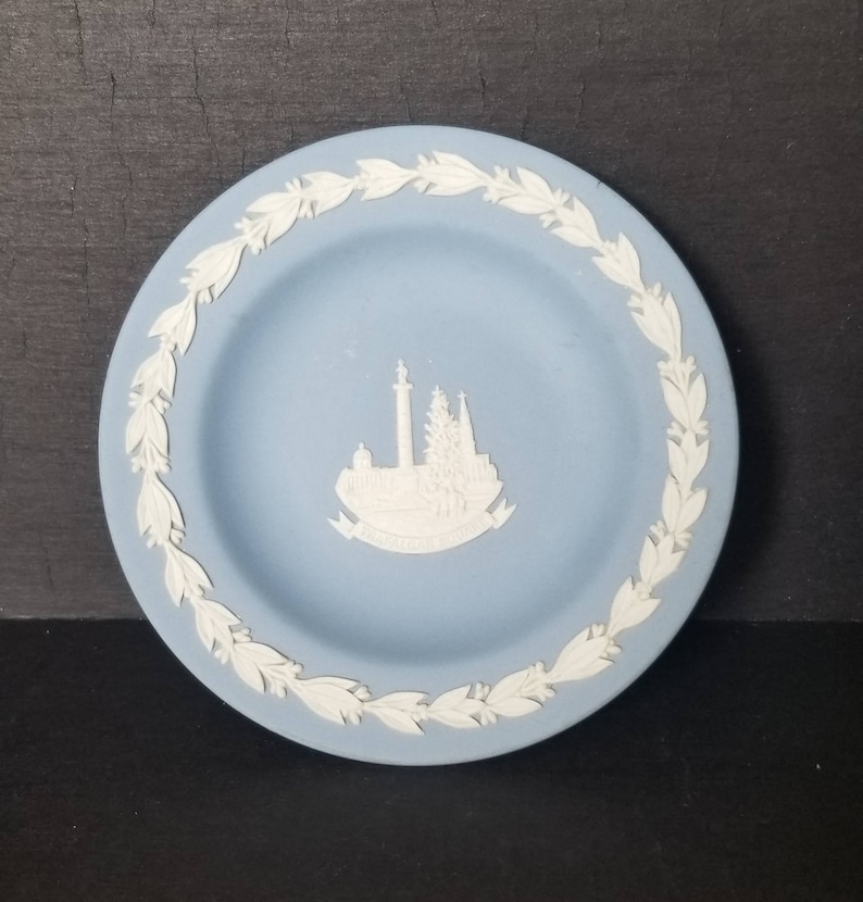 Wedgwood Blue Jasperware Trafalgar Square Small Plate 4-1/2" - Etsy