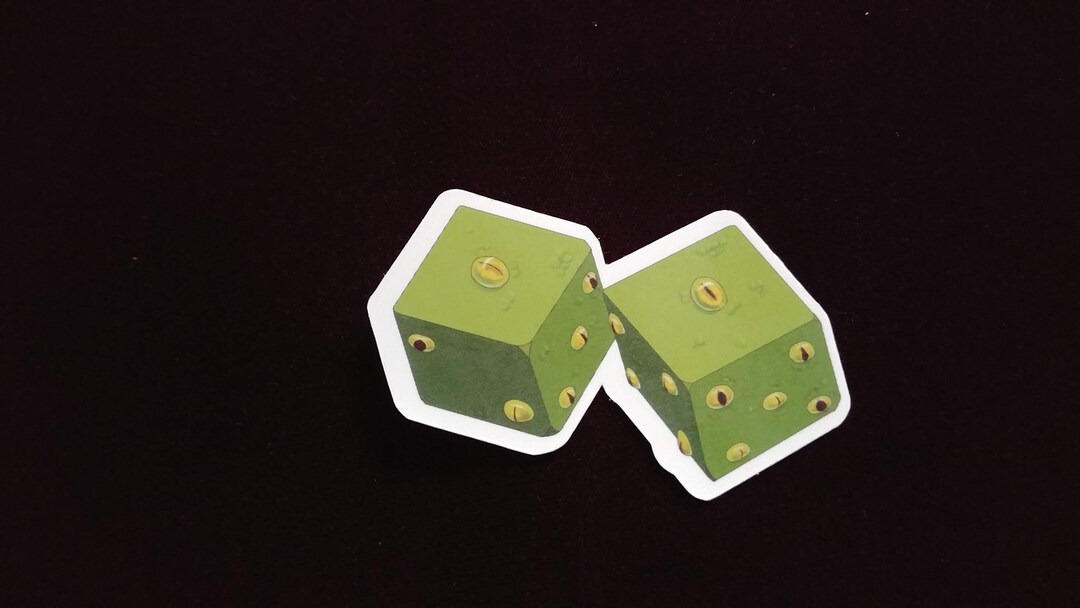 Snake Eyes Glossy Vinyl Sticker - Etsy