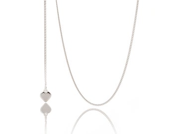 Sterling Silver Adjustable Slide Necklace - Etsy