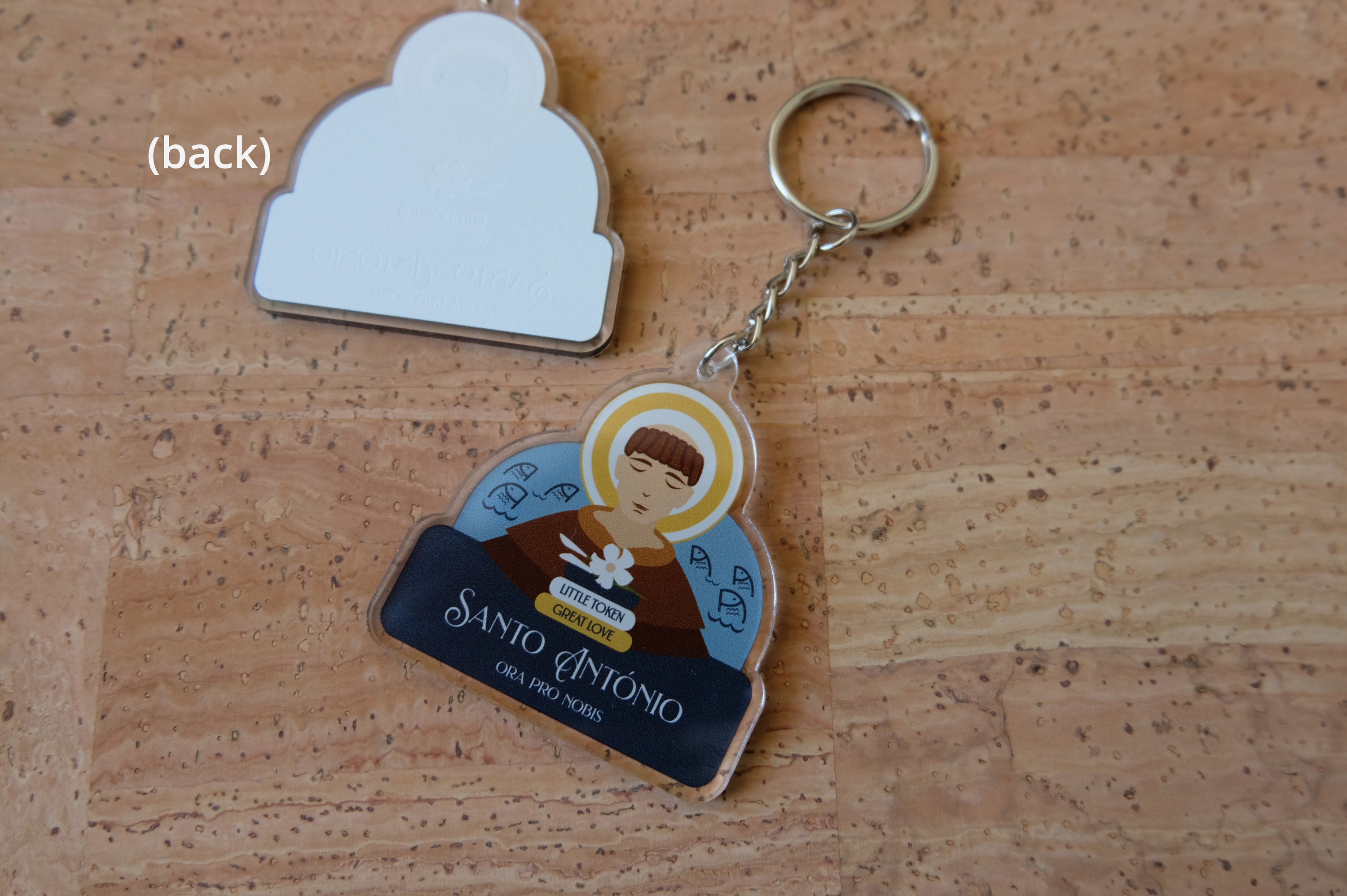 Saints Acrylic Keychains St. Anthony Keychain Catholic - Etsy Canada