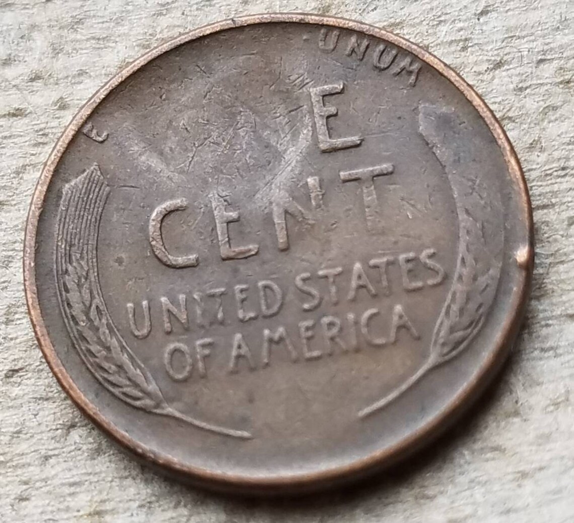 1946 Very Rare Error Lincoln Wheat Penny Reverse Side ERROR - Etsy