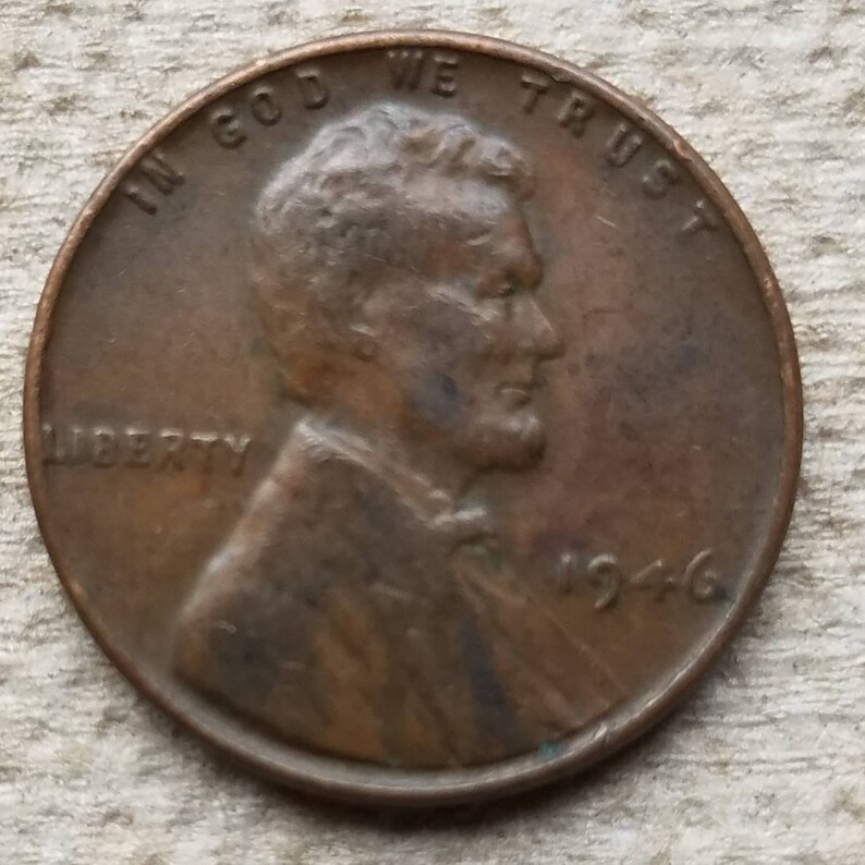 1946 Very Rare Error Lincoln Wheat Penny Reverse Side ERROR - Etsy