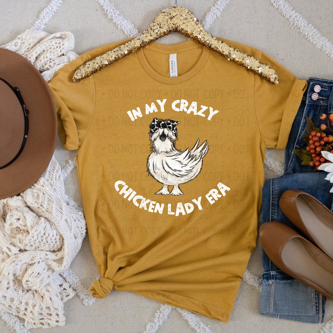 Crazy Chicken Lady PNG, Chicken Png, Era Png, in My Era Png, Png for ...