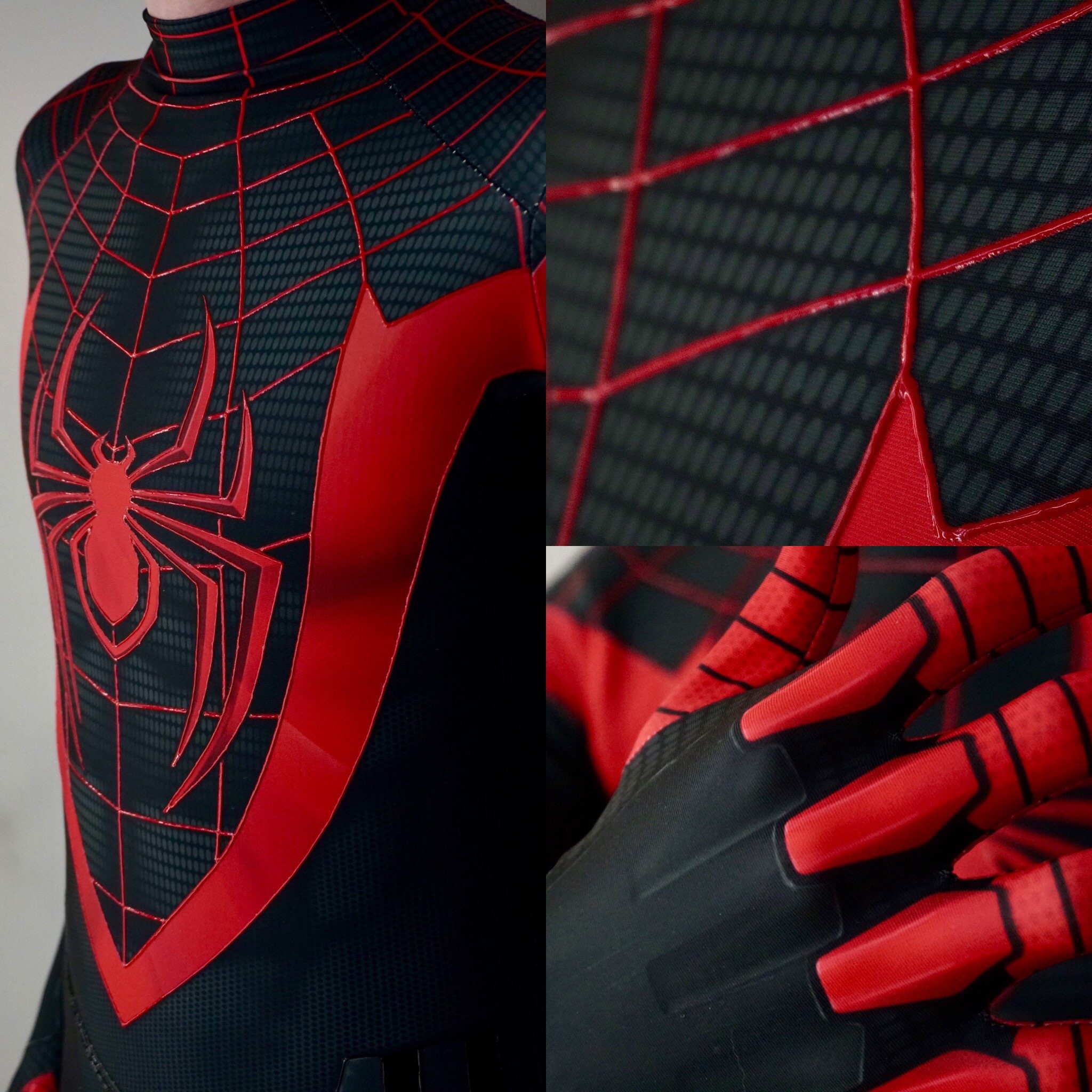 Spider-man: Miles Morales PS5 Suit! FULLY PUFFY PAINTED! - Etsy