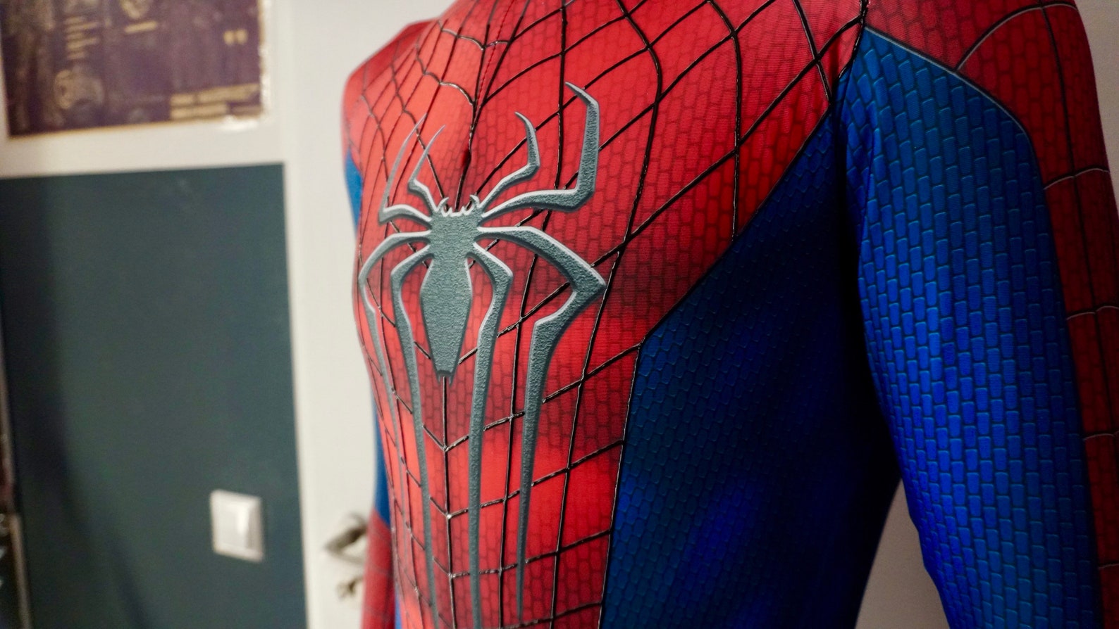 The Amazing Spider-man 2 Suit FULLY PUFFY PAINTED - Etsy
