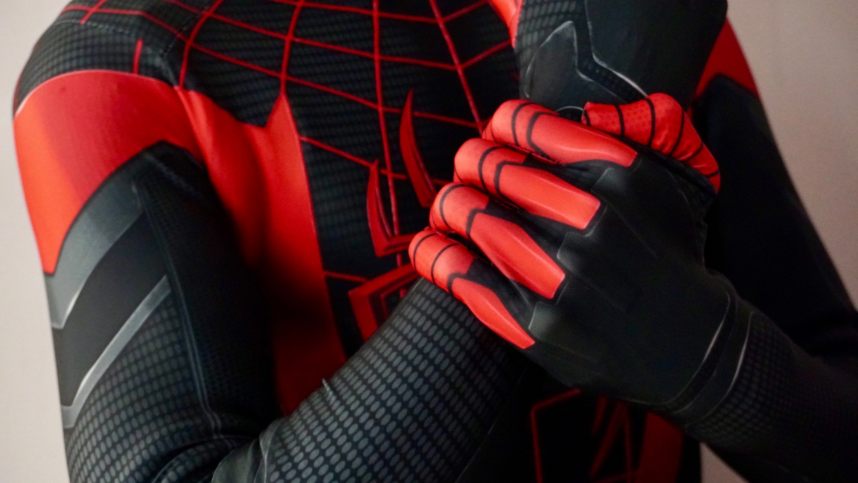 Spider-man: Miles Morales PS5 Suit! FULLY PUFFY PAINTED! - Etsy