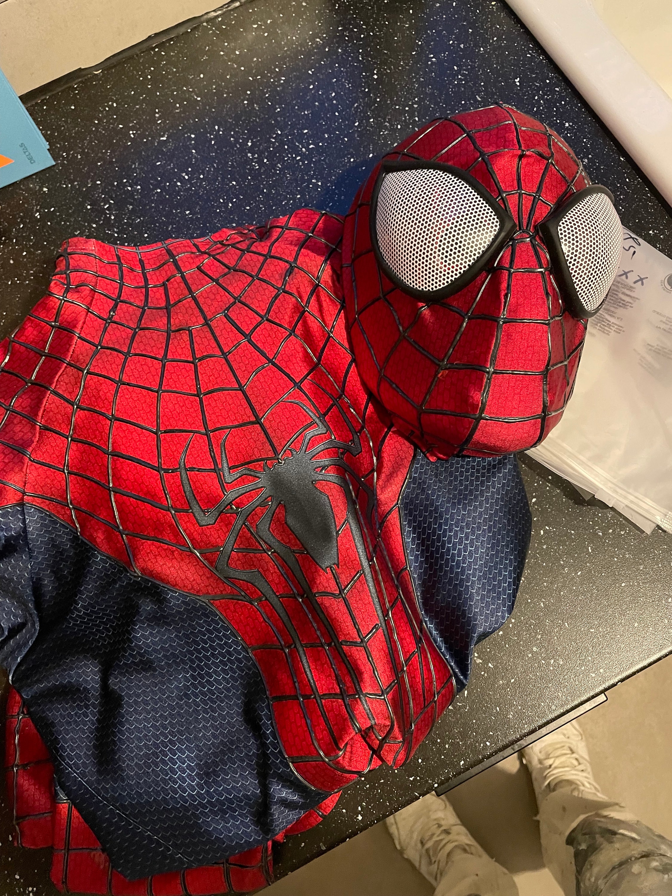 The Amazing Spider-man 2 Suit! FULLY PUFFY PAINTED! - Etsy