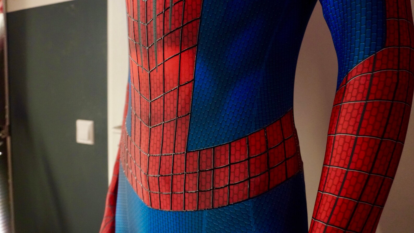 The Amazing Spider-man 2 Suit FULLY PUFFY PAINTED - Etsy