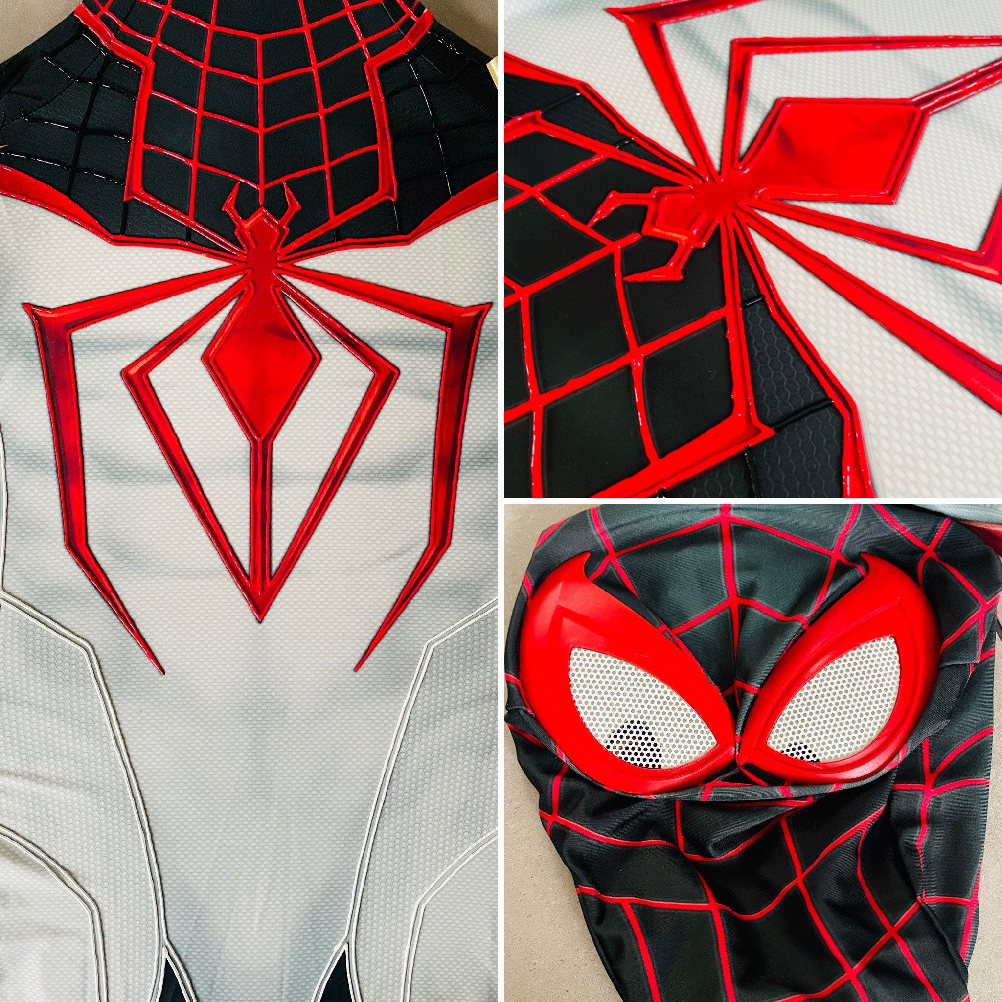 Spider-man T.R.A.C.K Suit! | Fully Puffy Painted! - Etsy