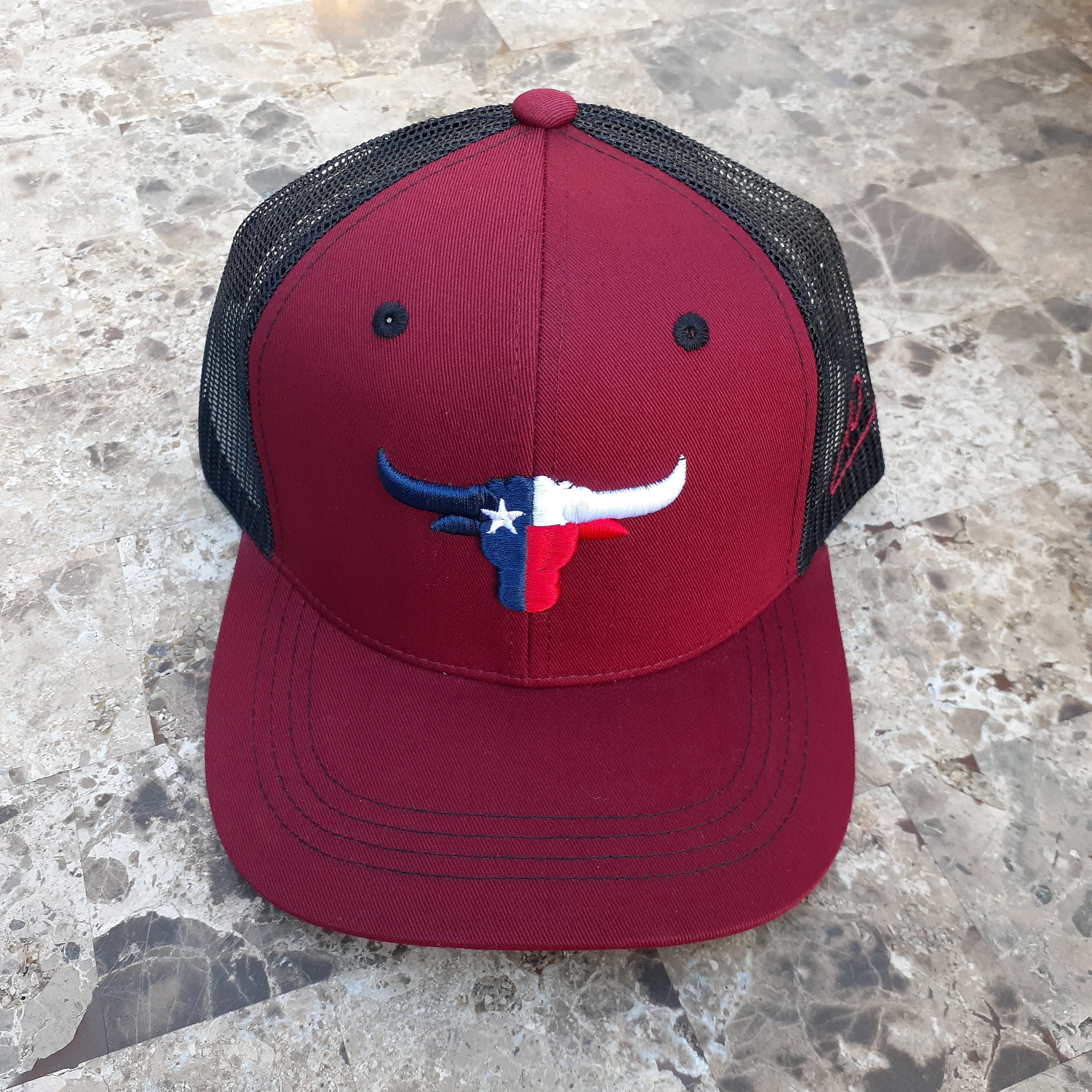 TEXAS State 3D Embroidered one Size Adjustable Mesh Back Cap - Etsy