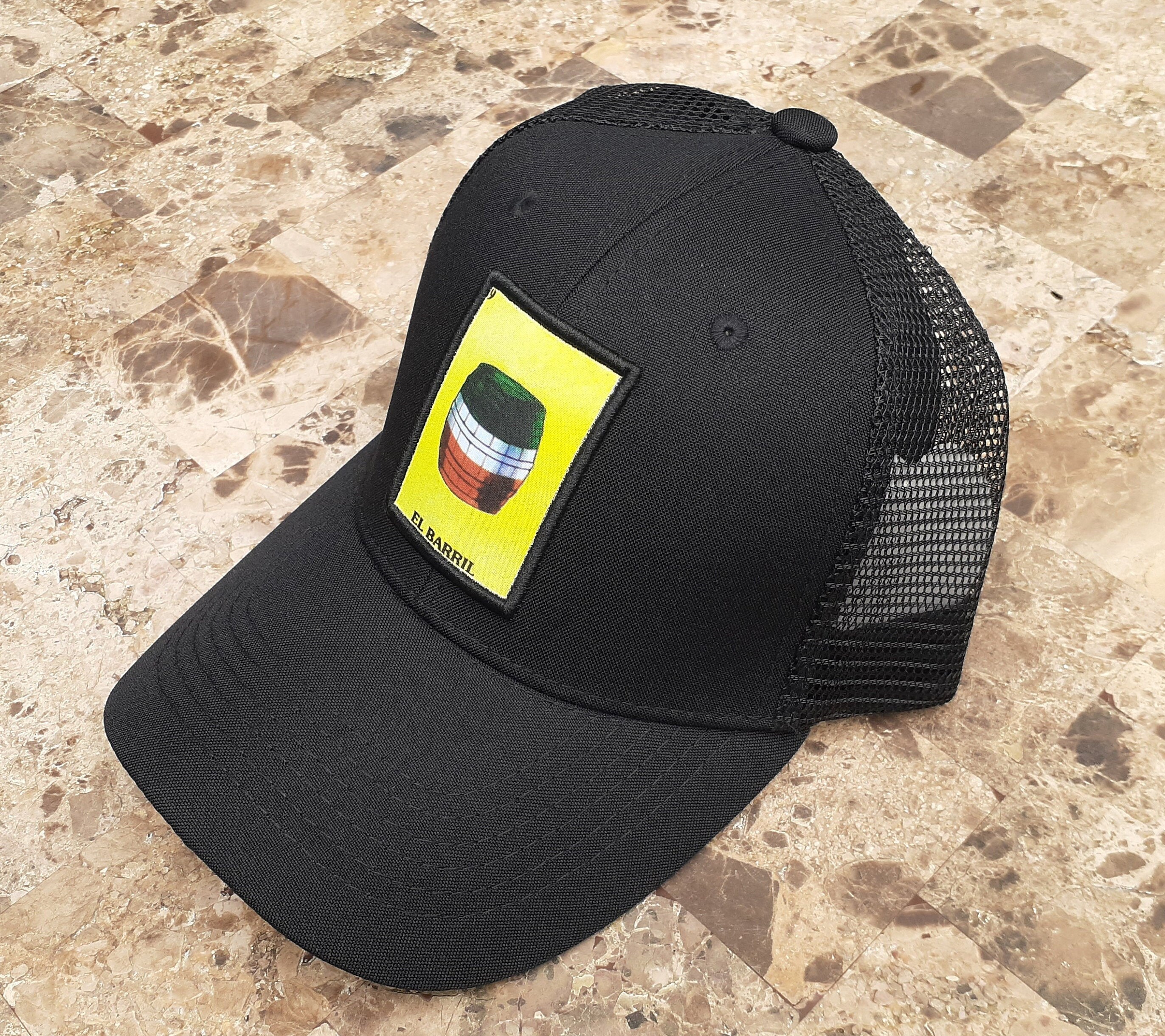 Mexican Loteria Meshback Adjustable Cap- El Barrir - Etsy