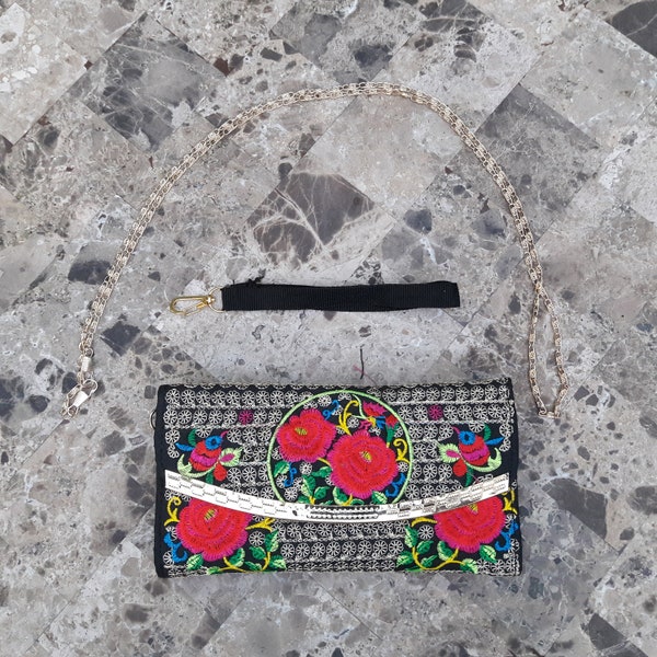 Embroidered Purse - Etsy