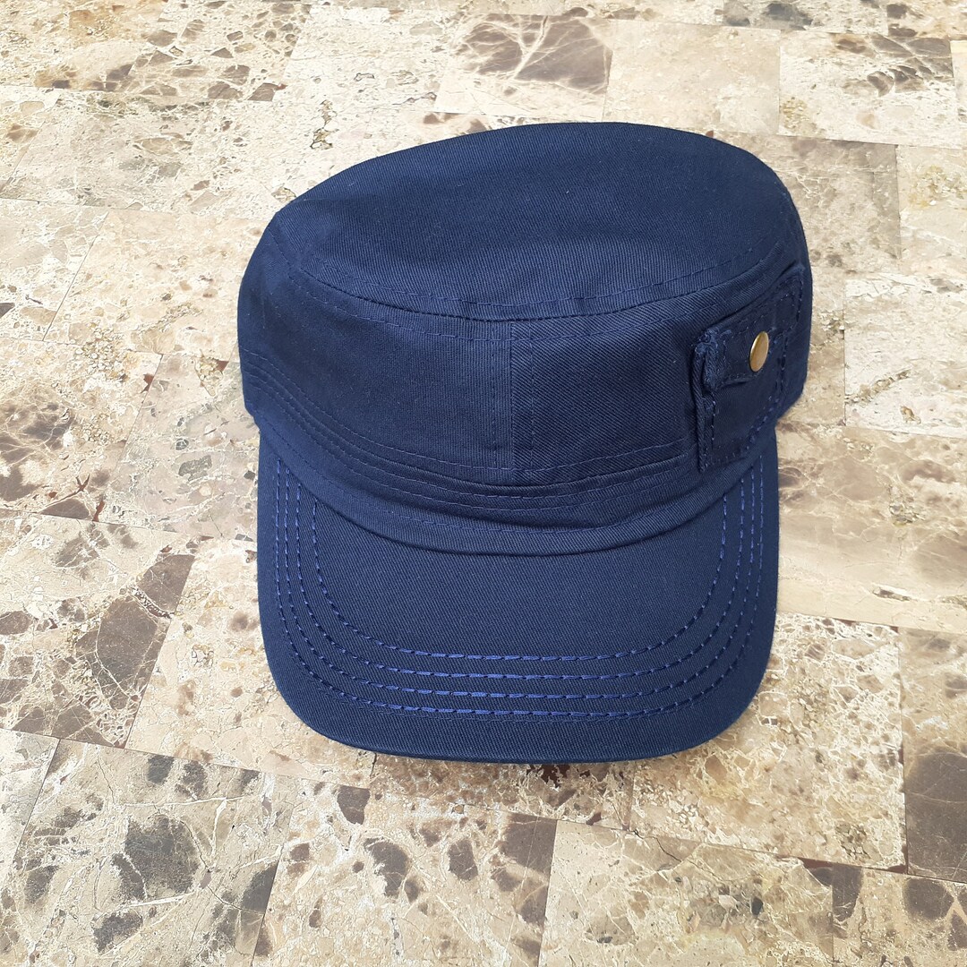 Cadet Style Military Adjustable Cap - Etsy
