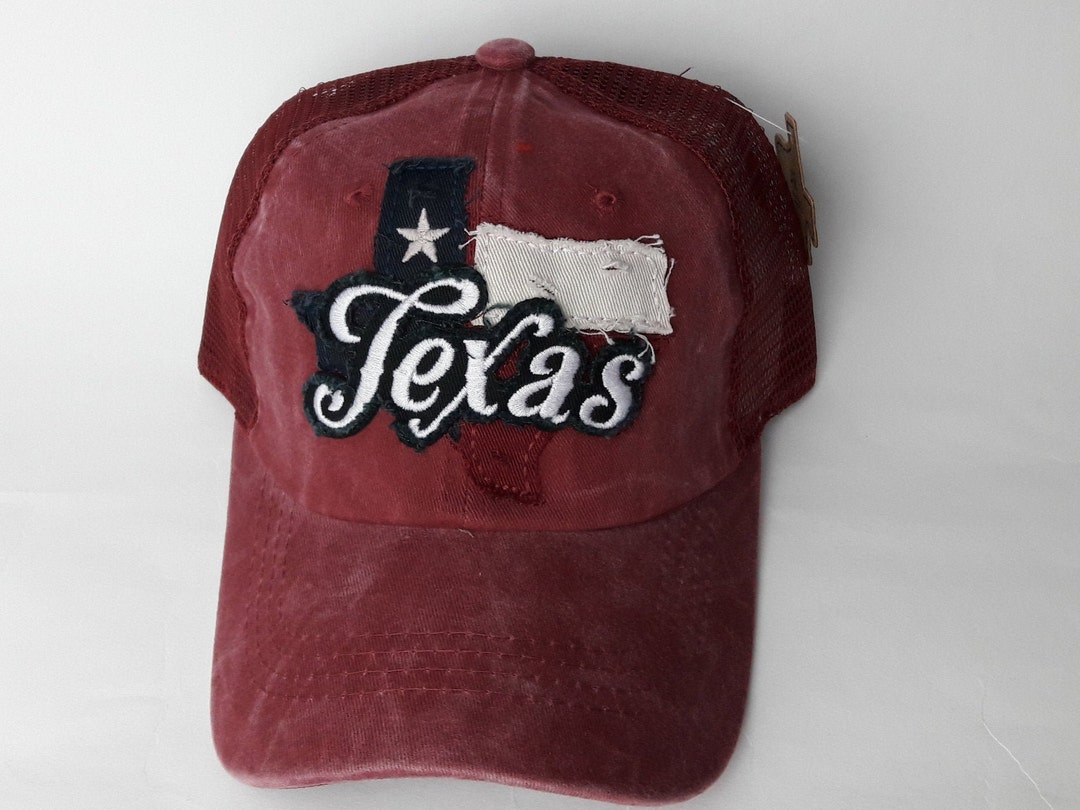 TEXAS State Womens Meshback Adjustable Cap - Etsy