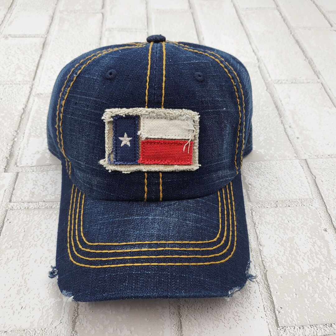 State Texas Distressed Baseball Cap One Size Adjustable. - Etsy