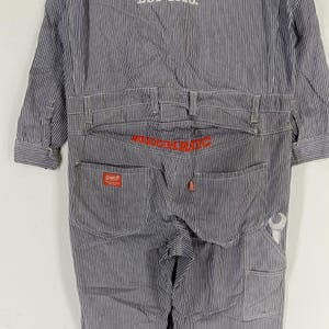 Vintage 90s Snap on Hickory Distressed Coveralls Large Racing Snap on ...