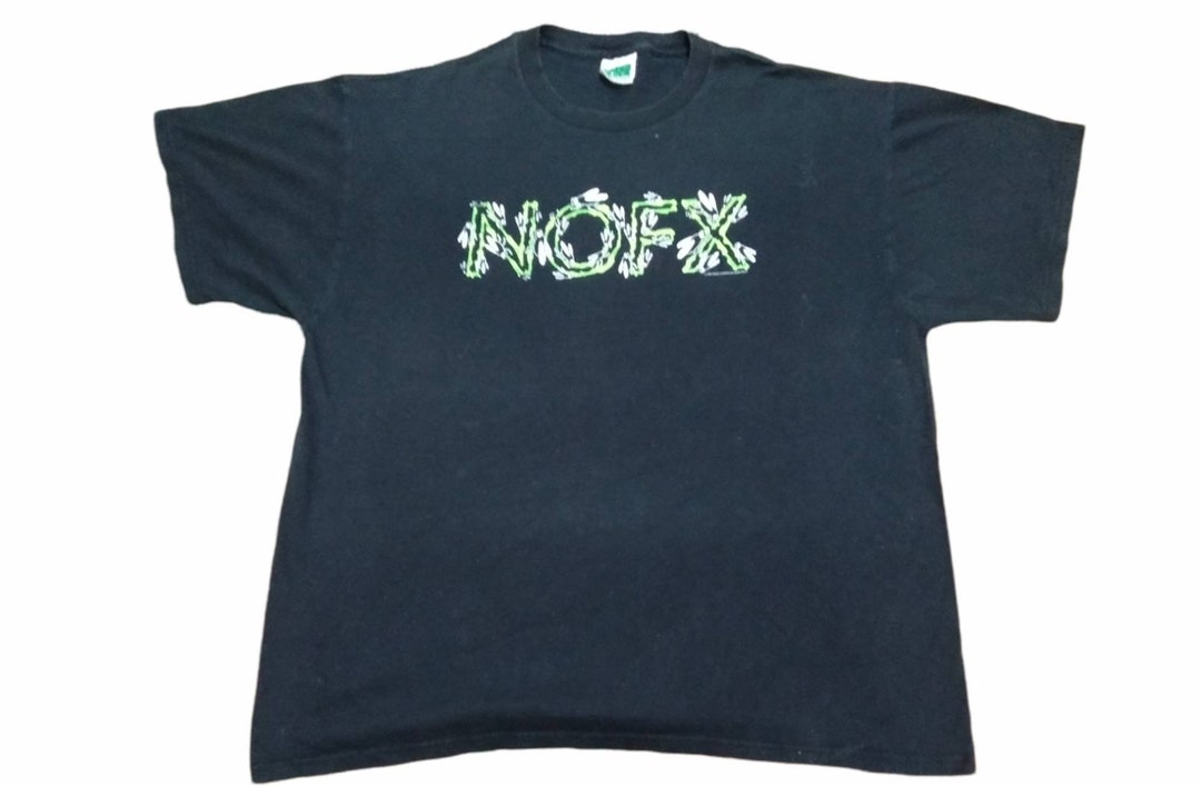 Vintage Nofx American Rock Band Black Xlarge T Shirt Band Music Genre ...