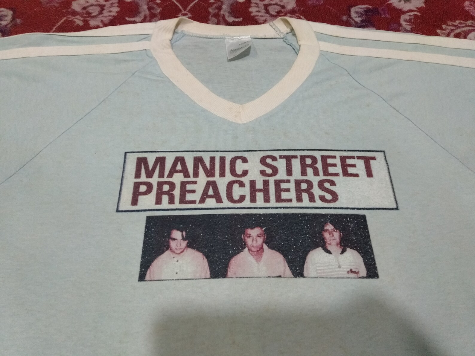 Vintage Manic Street Preachers Welsh Rock Indie Band Blue Small T Shirt ...