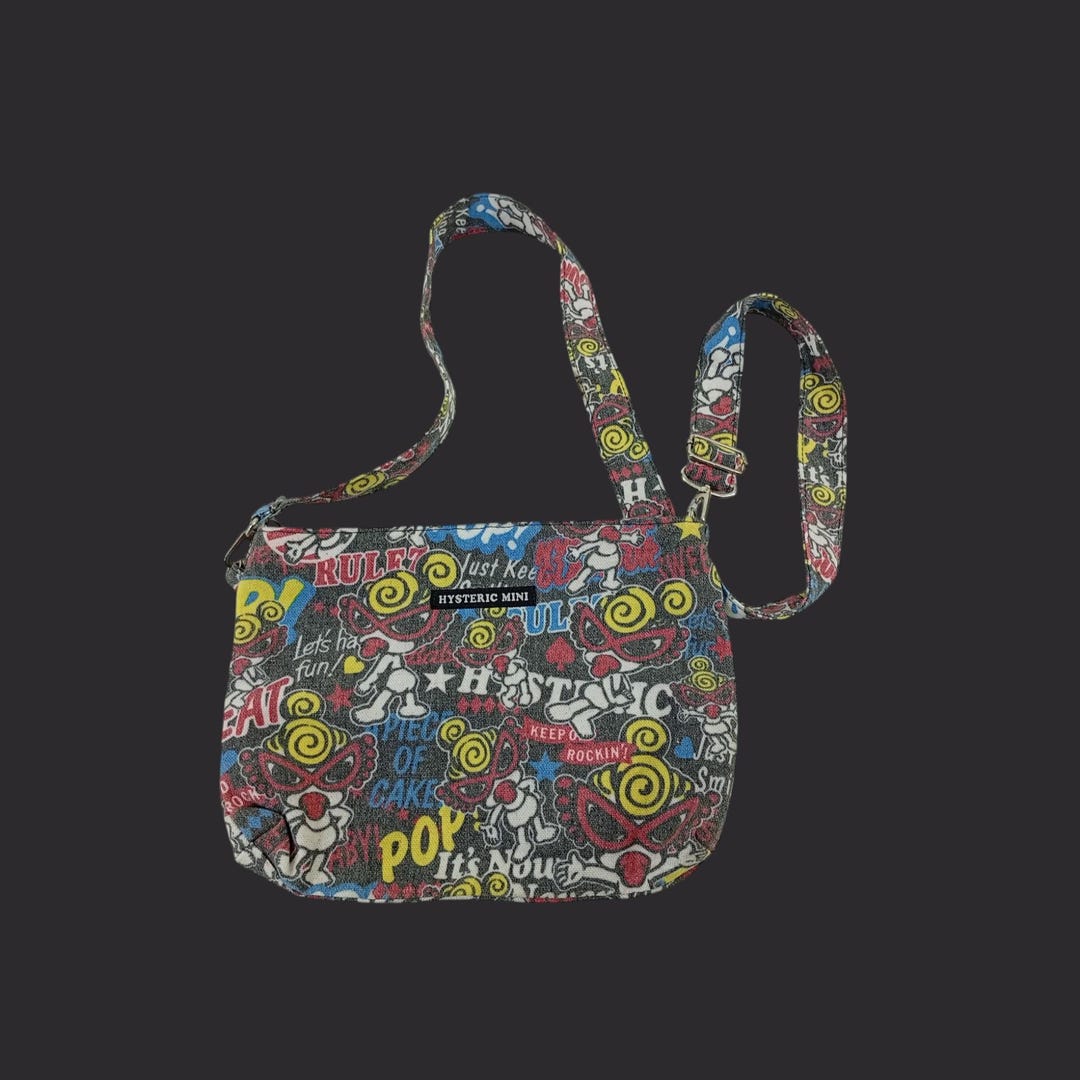 Vintage Hysteric Glamour Mini Sling Beg Overprint Hysteric Glamour ...