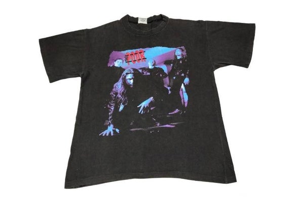 Vintage 1990 The Poor Australian Rock Band Medium Bl… - Gem