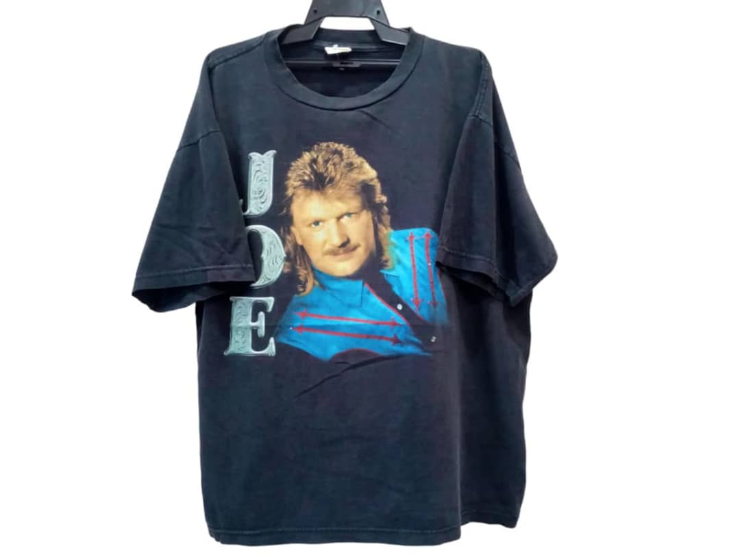Vintage 90's Joe Diffie Country Singer Black Xxlarge T Shirt Music ...
