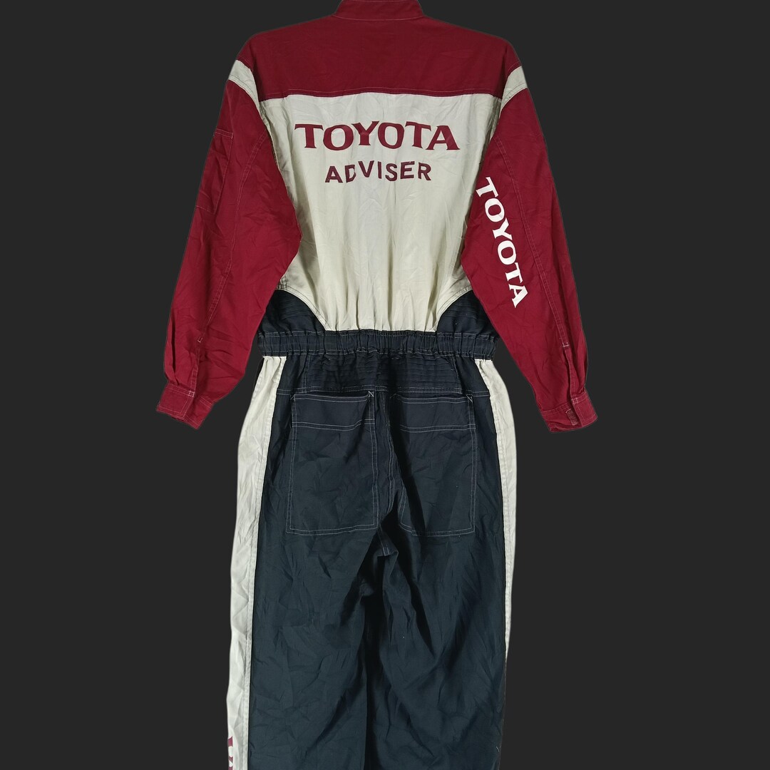 Vintage 90's Toyota Multicolor Large Coverall Motorsport Workwear ...