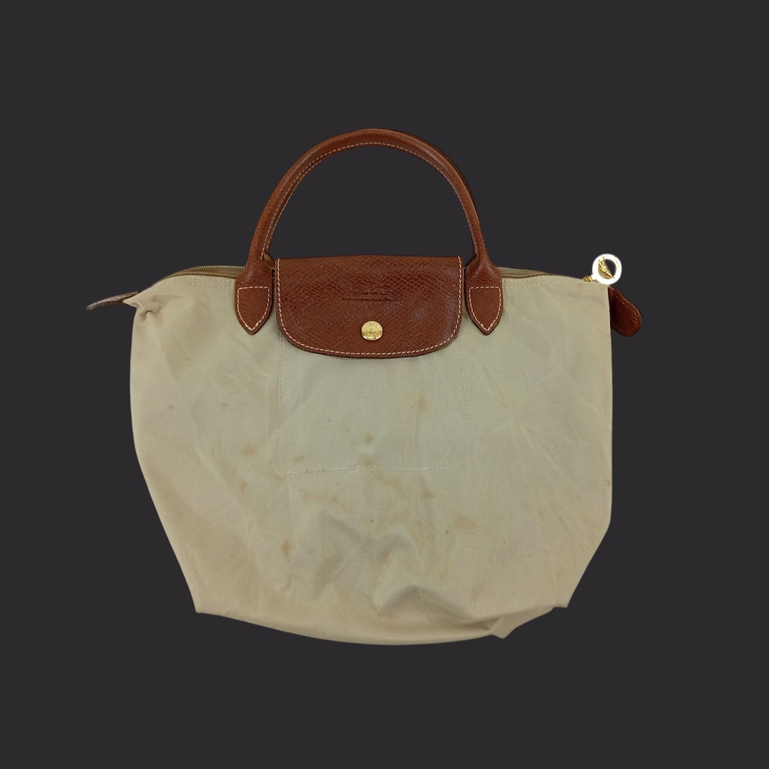 Vintage Longchamp Nylon Tote Bag Iconic Le Pliage Style Longchamp ...