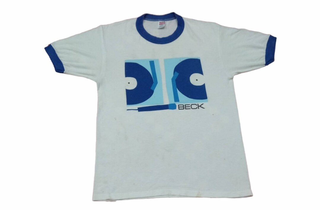 Vintage 90's Beck Ringer American Musician Singer Songwriter Medium T ...