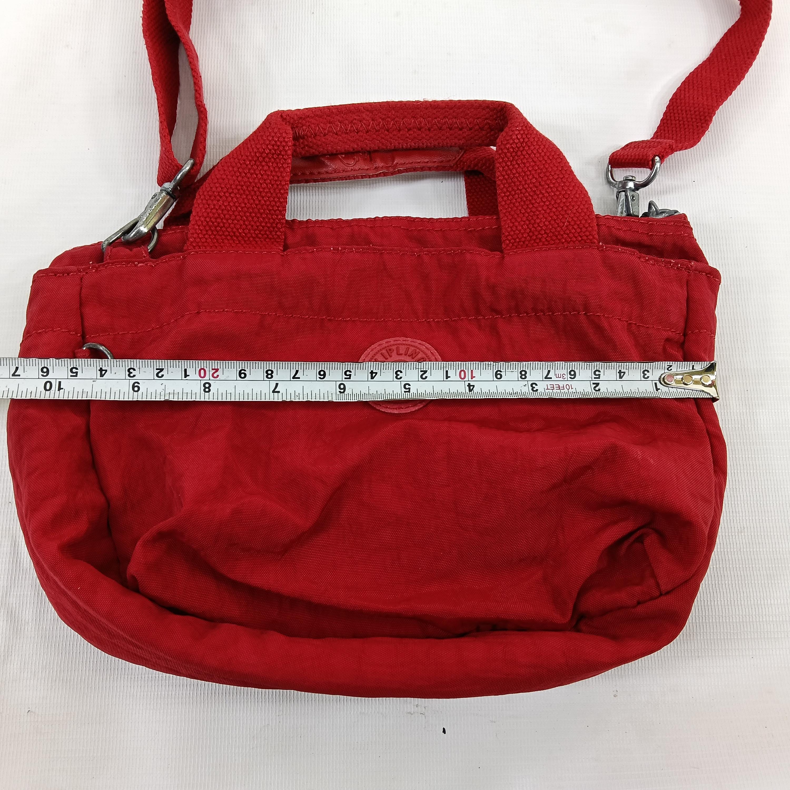 Vintage Kipling Red Classic Sling Bag Stylish Compact Lightweight for ...