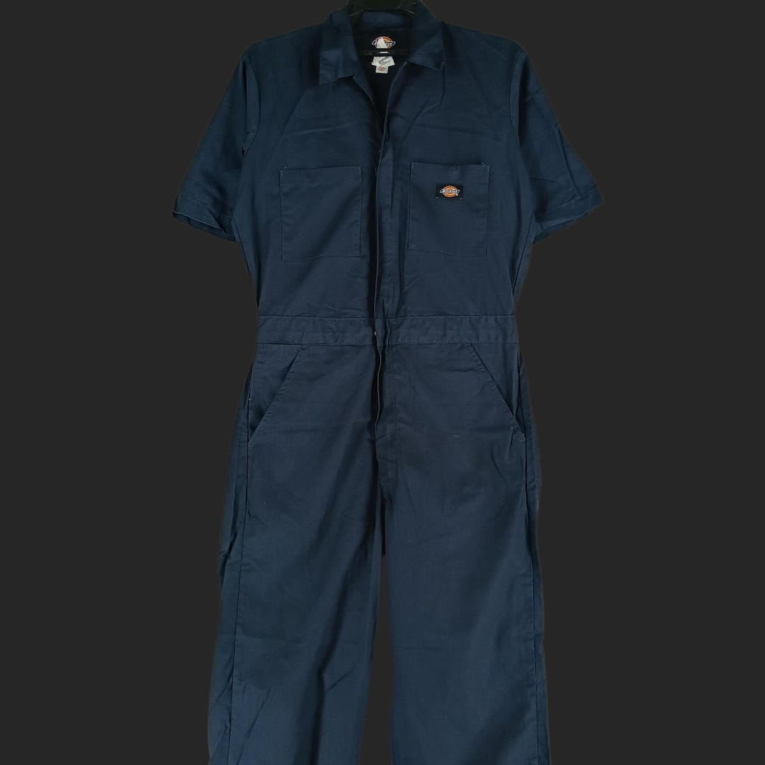 Vintage 90's Dickies Black Small Coverall Dickies Motorsport Workwear ...