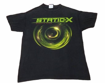 Vintage Static X Shirt - Etsy