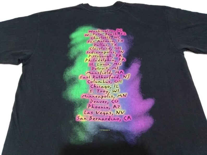 Vintage Ozzy Osbourne Singer Heavy Metal Glam Hard Rock Music Black ...