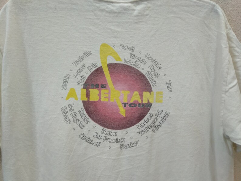 Vintage 90's Hanson American Pop Group Band White Medium T Shirt Band ...