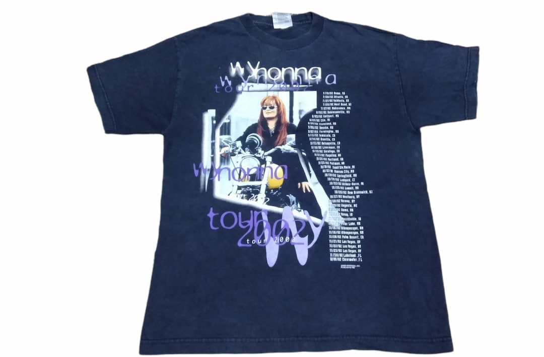 Vintage Wynonna Judd American Country Music Singer Black Medium T Shirt ...