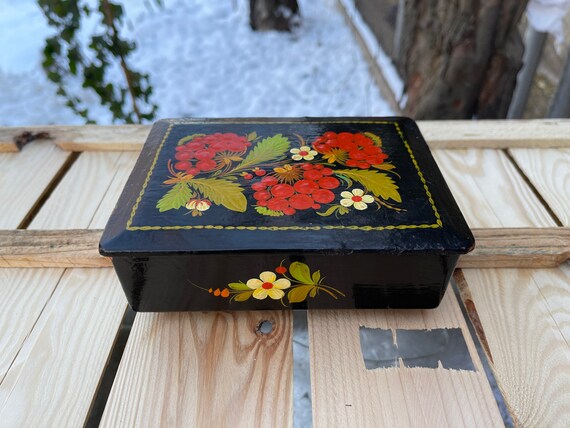 Jewelry Boxes Soviet jewellery box Soviet wooden casket Soviet wooden ...