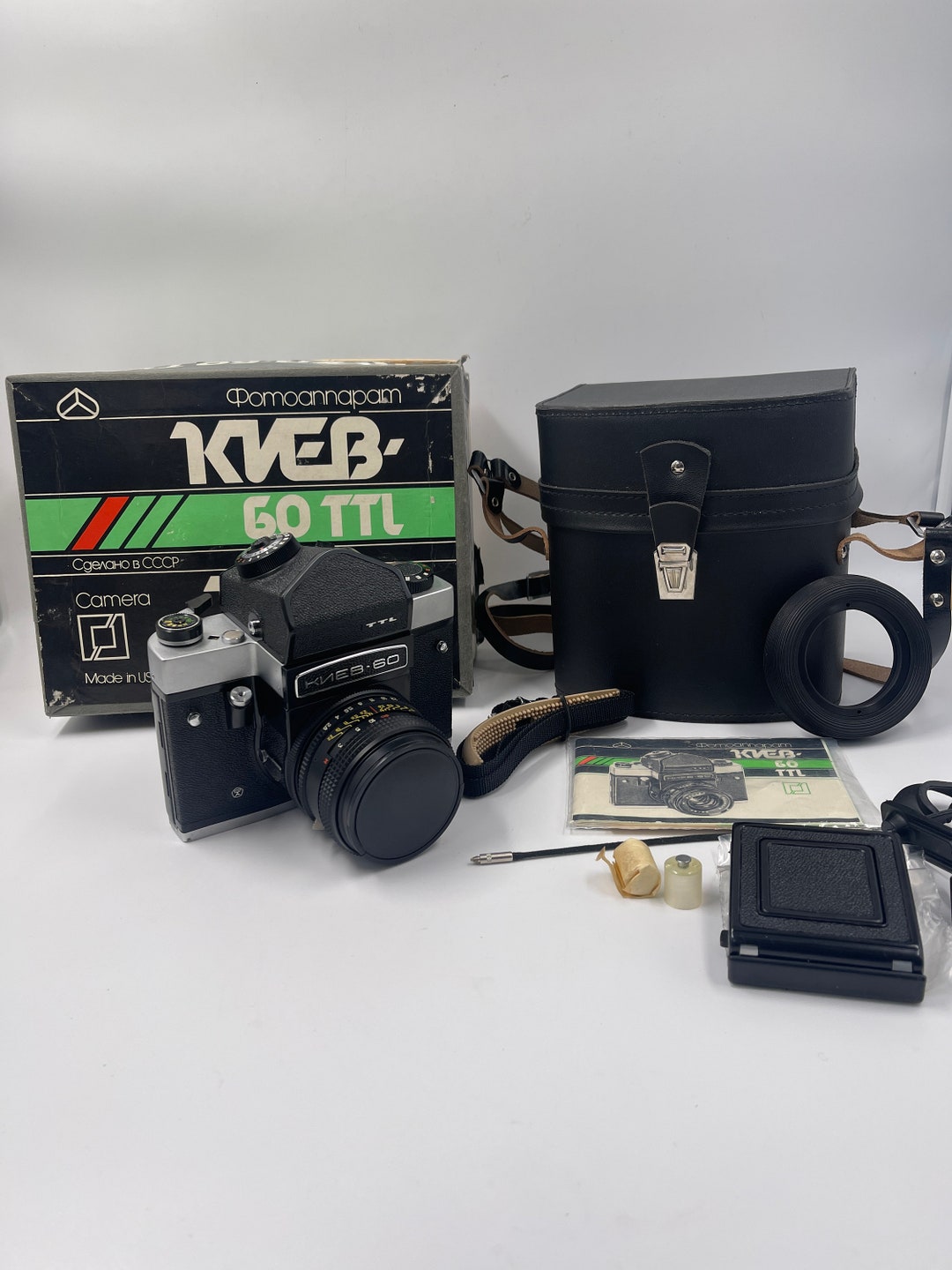 Vintage Ussr Boxed KIEV-60 TTL Medium Format Camera MC Volna 3 - Etsy