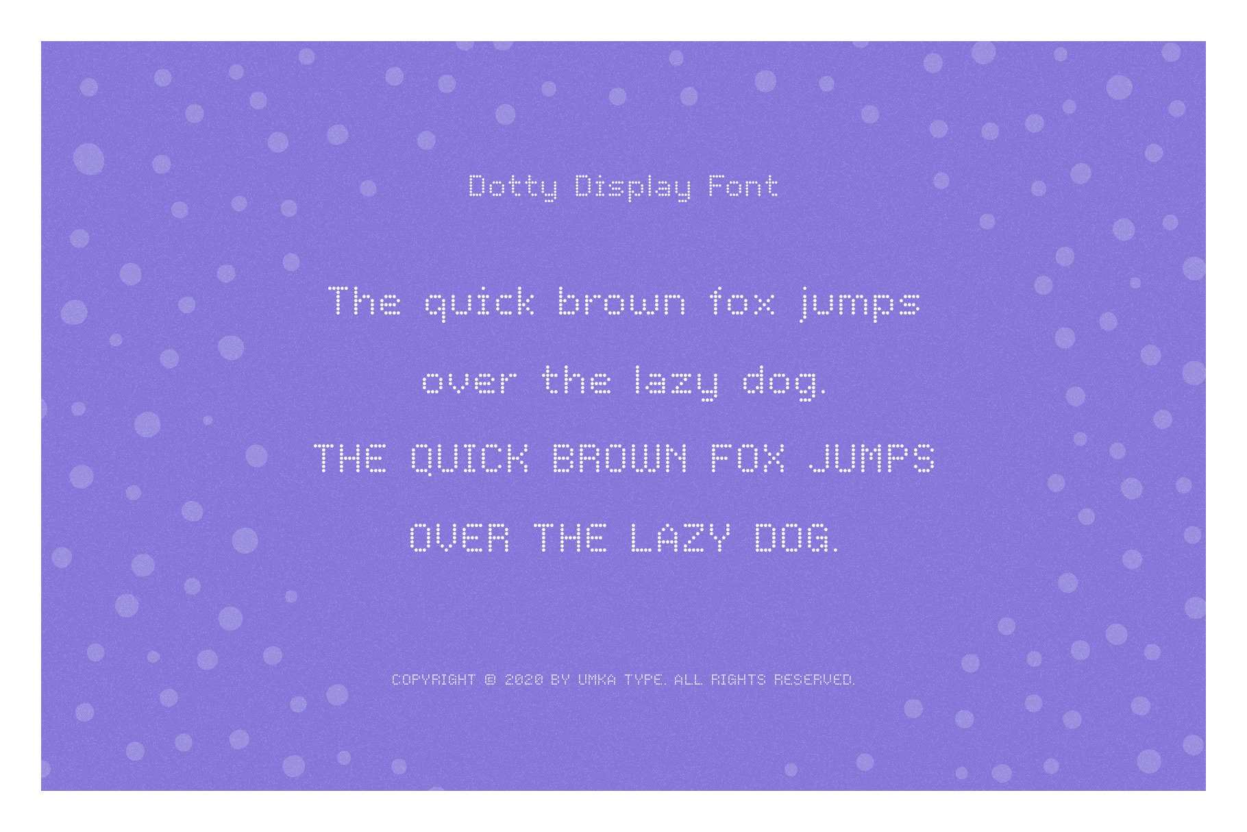Dots, Pixel, Display Font, Game Font, Font for Kids, Multilingual ...