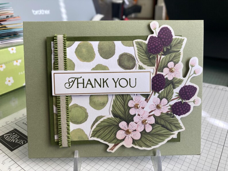 Garden Treasures Thank You Card - Etsy