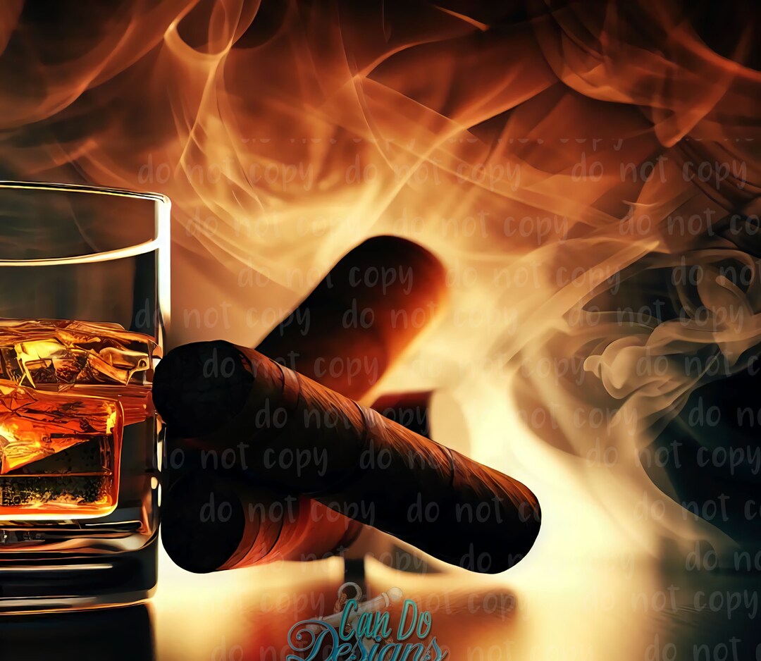 DAD Cigar & Whiskey Smoke Digital PNG 300dpi File for Download, Not ...