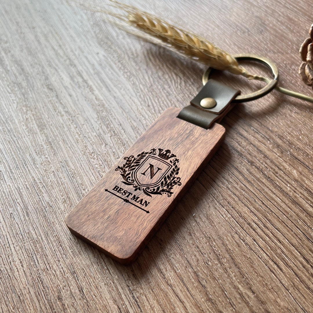 Personalized Customized Monogram Keychain, Custom Name Keychains ...